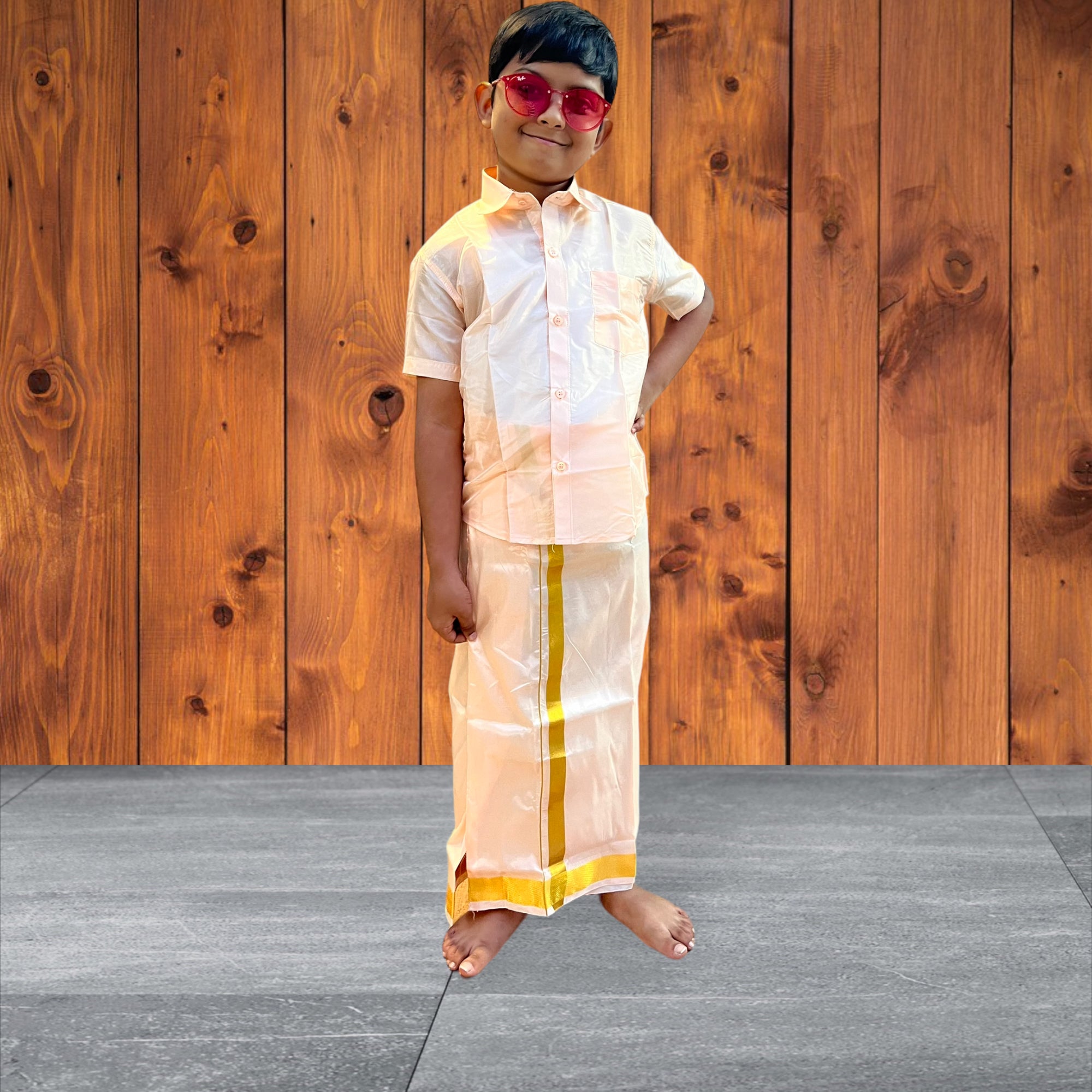 Horad Premium Art Silk Rose Gold Kids Set – HORAD